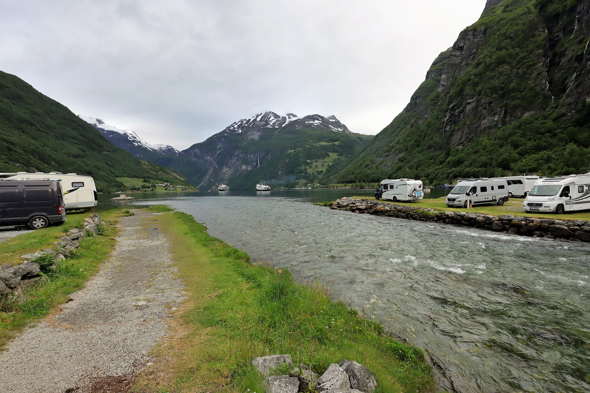 Nordkapp 2022 dag: 4 - Geiranger til Halland Camping i Rennebu (Ørnevejen) (Reklame ...